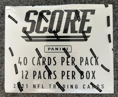 2021 Panini Score Football Trading Card Fat Pack Box New Factory Sealed ...