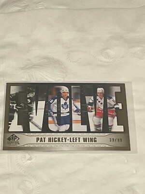 2020-21 Upper Deck SP Signature Edition Legends evolve Gold Foil /99 ...