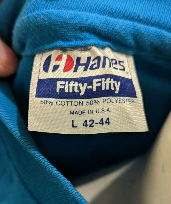 Vintage Dickerson Dolphins USA T-shirt Large Single Stitch Hanes #7 | eBay