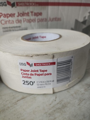17 Rolls Of USG Sheetrock 2-1/16 in. x 250 ft. Paper Drywall Joint Tape ...