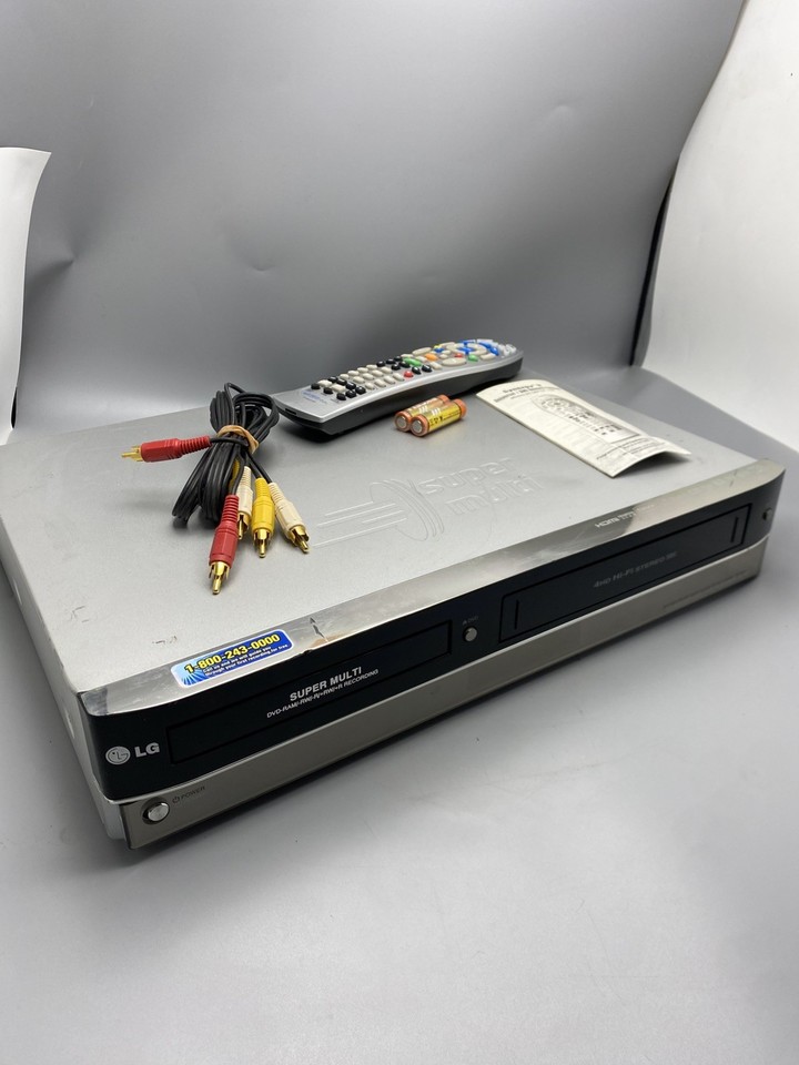 LG RC199H Super Multi DVD Recorder VCR Combo HDMI & VHS to DVD Dubbing ...