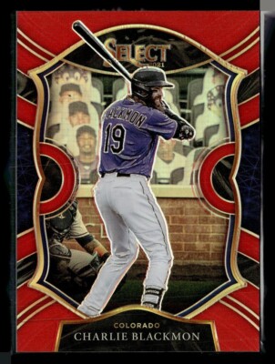 2021 SELECT RED /199 CONCOURSE CHARLIE BLACKMON ROCKIES | eBay