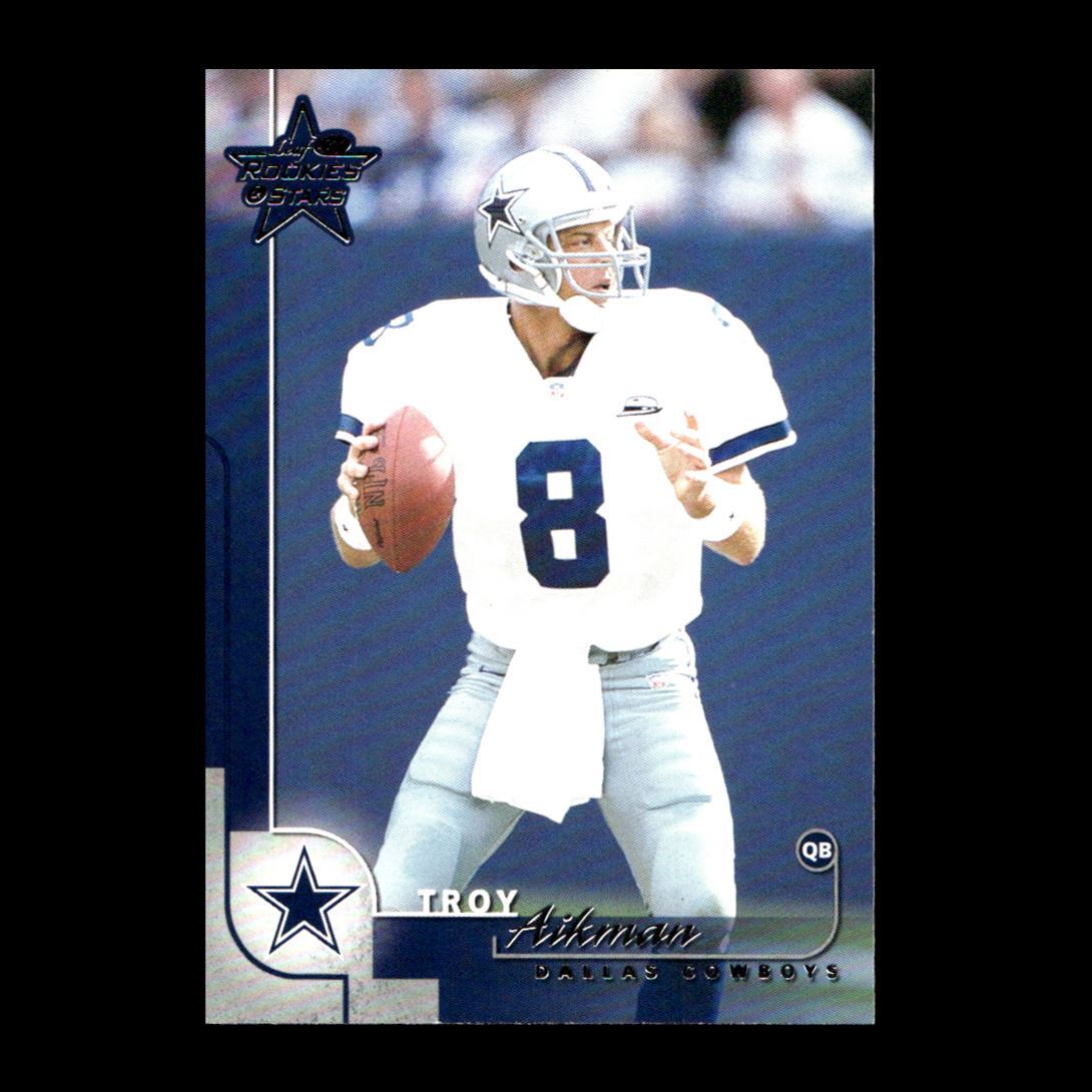 Troy Aikman 2000 Leaf Rookies & Stars Dallas Cowboys #24 R307 | eBay