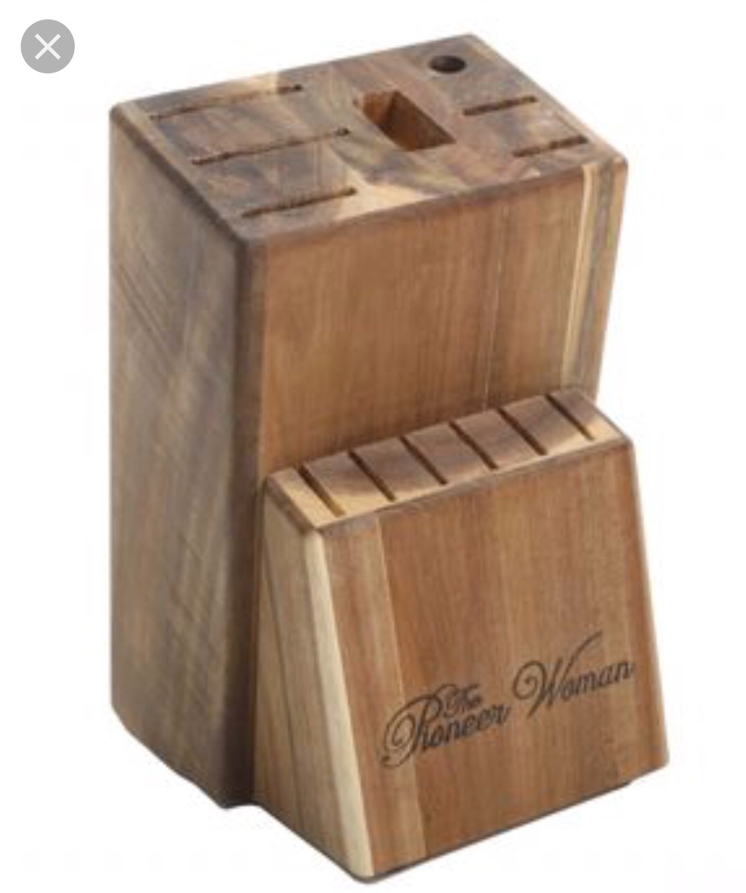 New! Pioneer Woman Rustic Knife Block | eBay