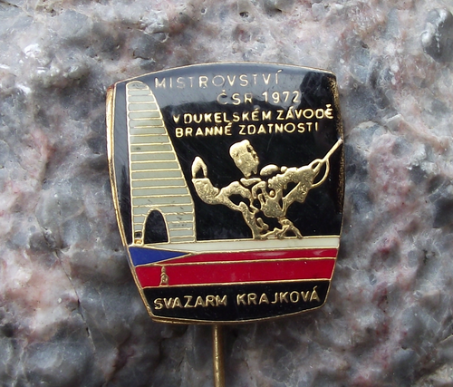 1972 Svazarm Czechoslovakia Army Reserve War Games Exercises Dukla Pin ...