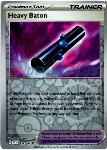 NM Pokemon Temporal Forces Heavy Baton Reverse Holo 151 | eBay
