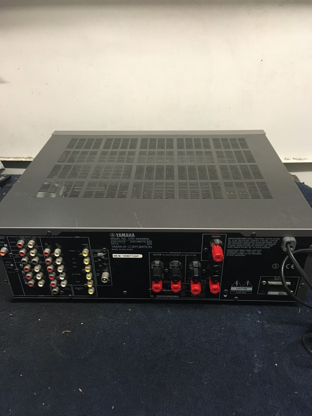 Yamaha HTR-5540 5.1 Channel 75 Watt Receiver for sale online | eBay UK