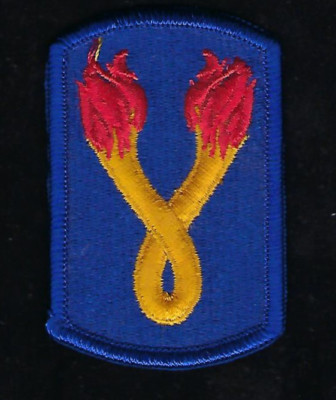 196TH INFANTRY BRIGADE PATCH US ARMY HAT PIN UP VETERAN CUSTOM FORT ...