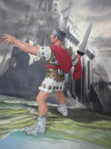 Soldatini Toy Soldiers PAPO Condottiero Romano Antica Roma Figurino /SC ...