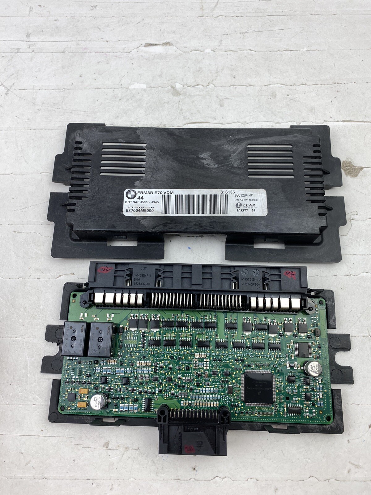 BMW E70 E71 X5 X6 FOOTWELL HEAD LCM LIGHT CONTROL MODULE VDM 6801294 ...