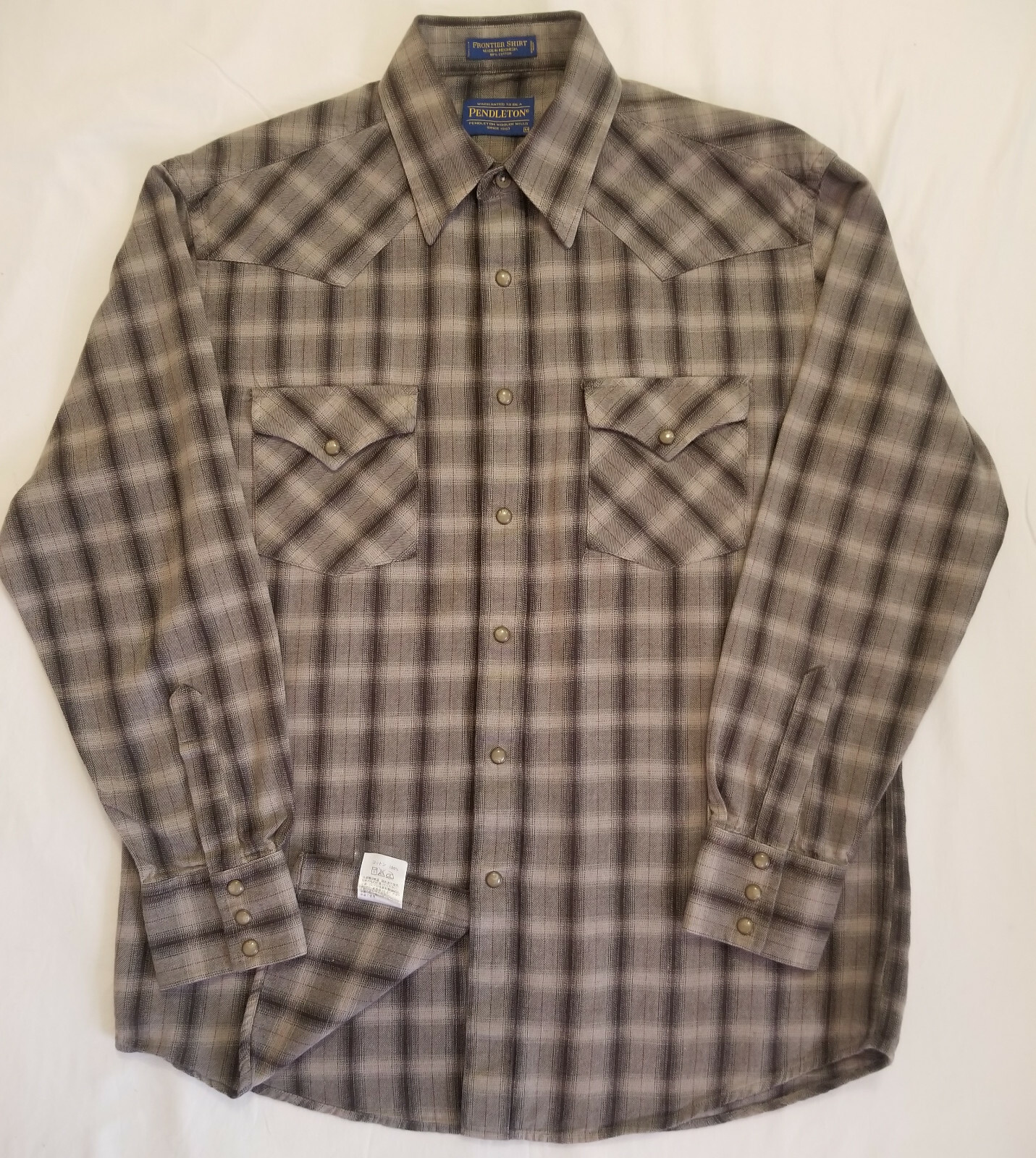 Men's Pendleton "Frontier" Western shirt long sleev… - Gem