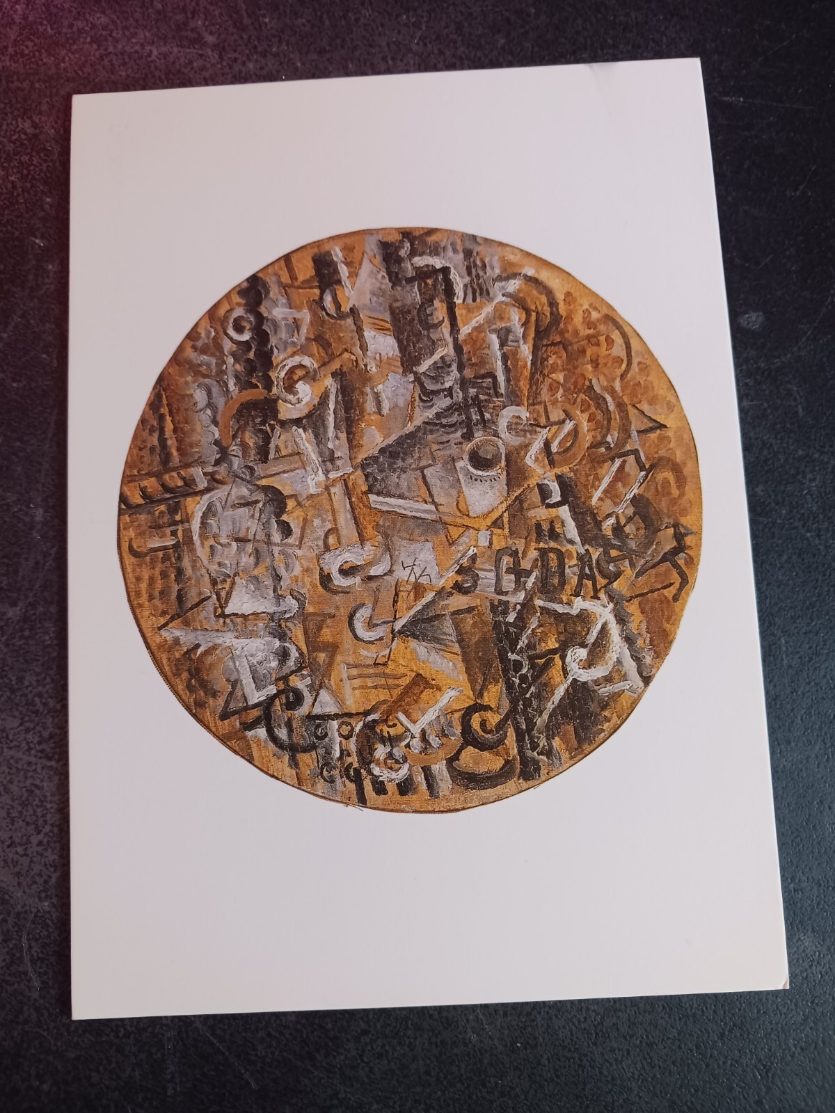 postcard Georges Braque Soda cubist painting art unposted | eBay
