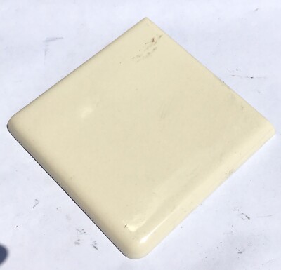 4x4 Vintage Corner Bullnose Tile in Almond -1 Piece- Surplus- 'National ...