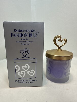 VTG Fashion Bug-Sweetheart Candle-Vanilla Discontinued Charming Shoppes ...