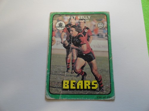 Pat Kelly - Bears - 1978 Scanlens rugby league NRL card 154 | eBay ...