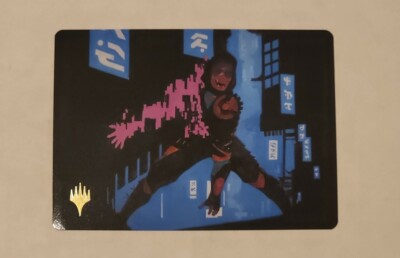 MTG Kamigawa: Neon Dynasty Return to Action Gild Stamp Art Card | eBay