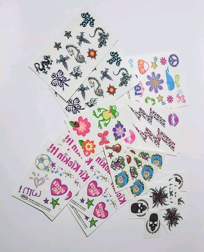 Temporary Tattoos - 8+ Sheets ..See pics NEW! | eBay