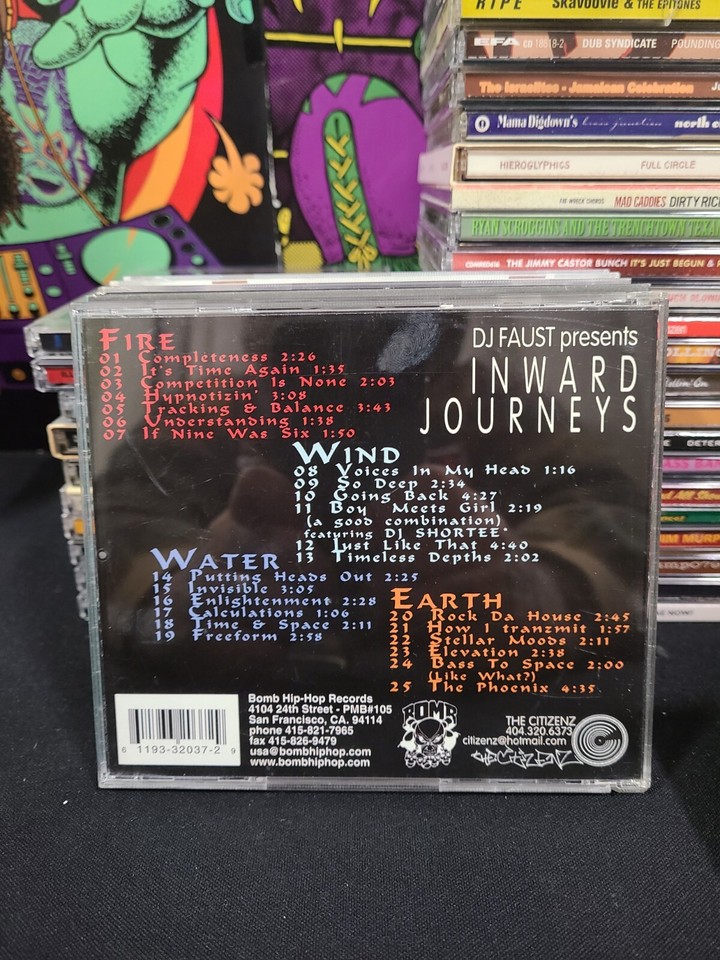 Inward Journeys by DJ Faust (CD, 1999, Bomb Hip-Hop Records ...