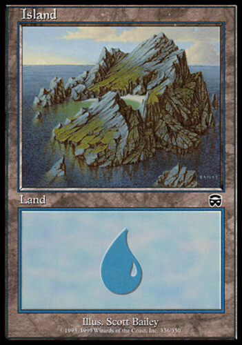 Basic Lands 10 MTG Island (336), Moderate Play, English Mercadian ...