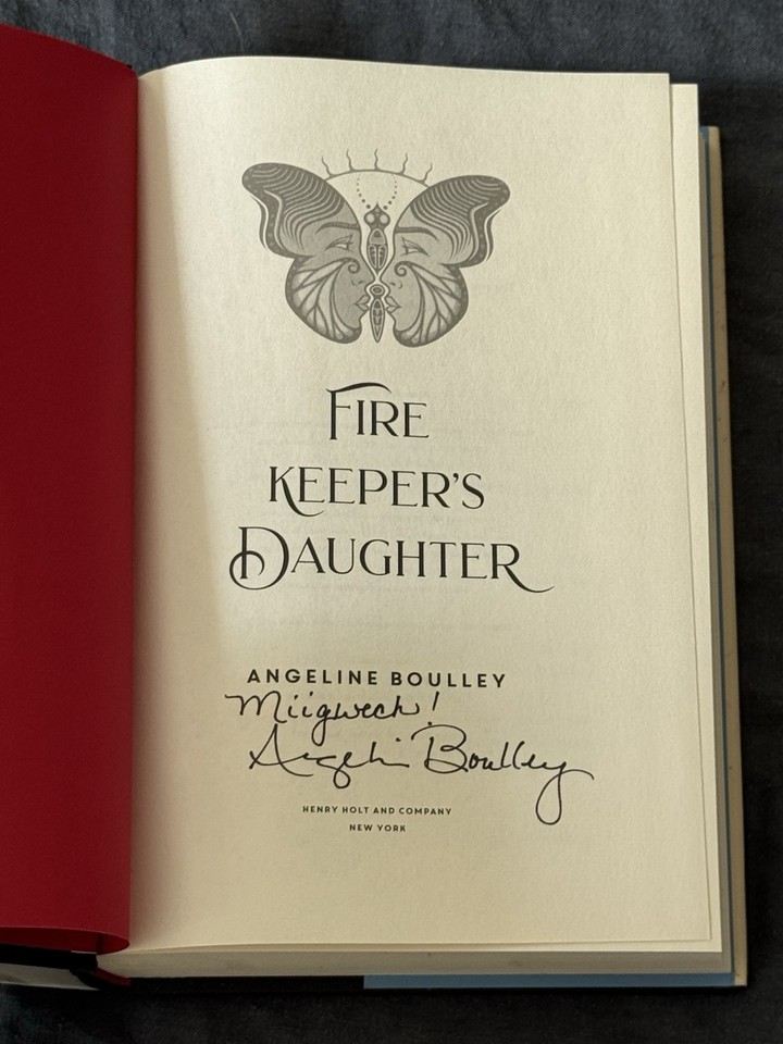 Fire Keeper’s Daughter By Angeline Boulley - Signed 1st US Edition HB ...