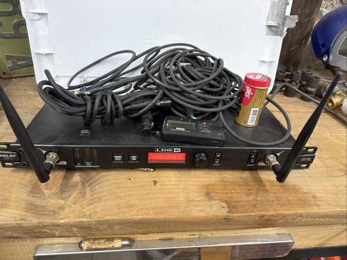 Line 6 G90 Wireless Guitar Relay System Transmitter And Cables, Rack ...