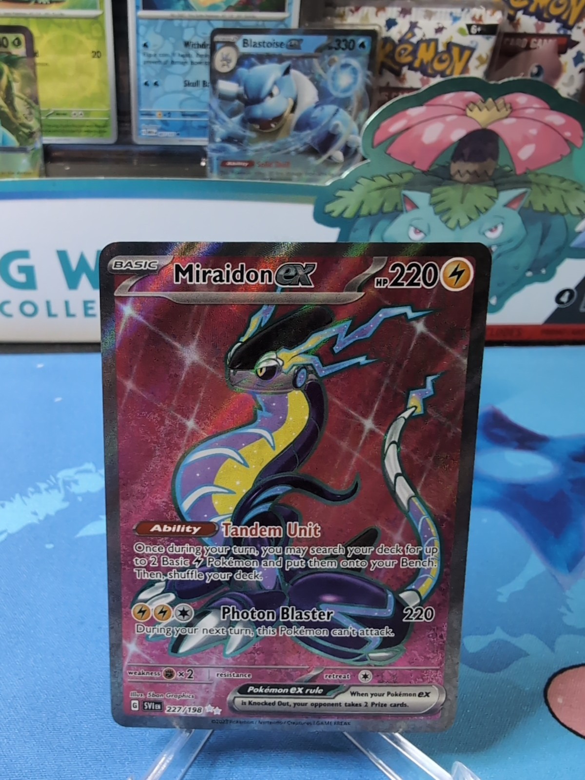 Miraidon ex 2023 Scarlet & Violet #227/198 Ultra Rare (Full Art) Price ...