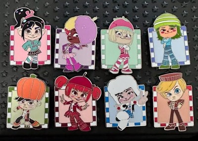 disney wreck it ralph sugar rush pin set of 8 | eBay