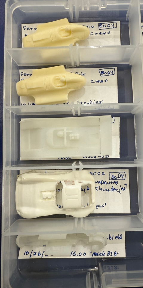 15pc Lot RESIN Custom HO Slot Car Bodies Porsche Jaguar Ferrari T-Jets ...