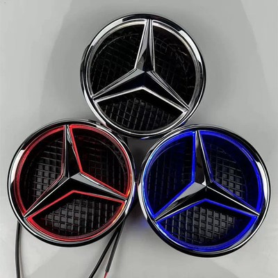 Illuminated Front Grille LED Emblem Car Light Logo Star Badge Fit ...