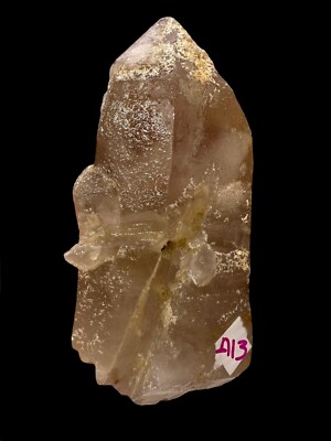 LARGE Brandberg AMETHYST on Smoky Quarttz Raw Elestial Crystal Septor ...