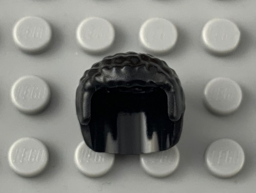 LEGO Male Female BLACK HAIR WITH COILED TEXTURE AFRO Minifigure Head ...