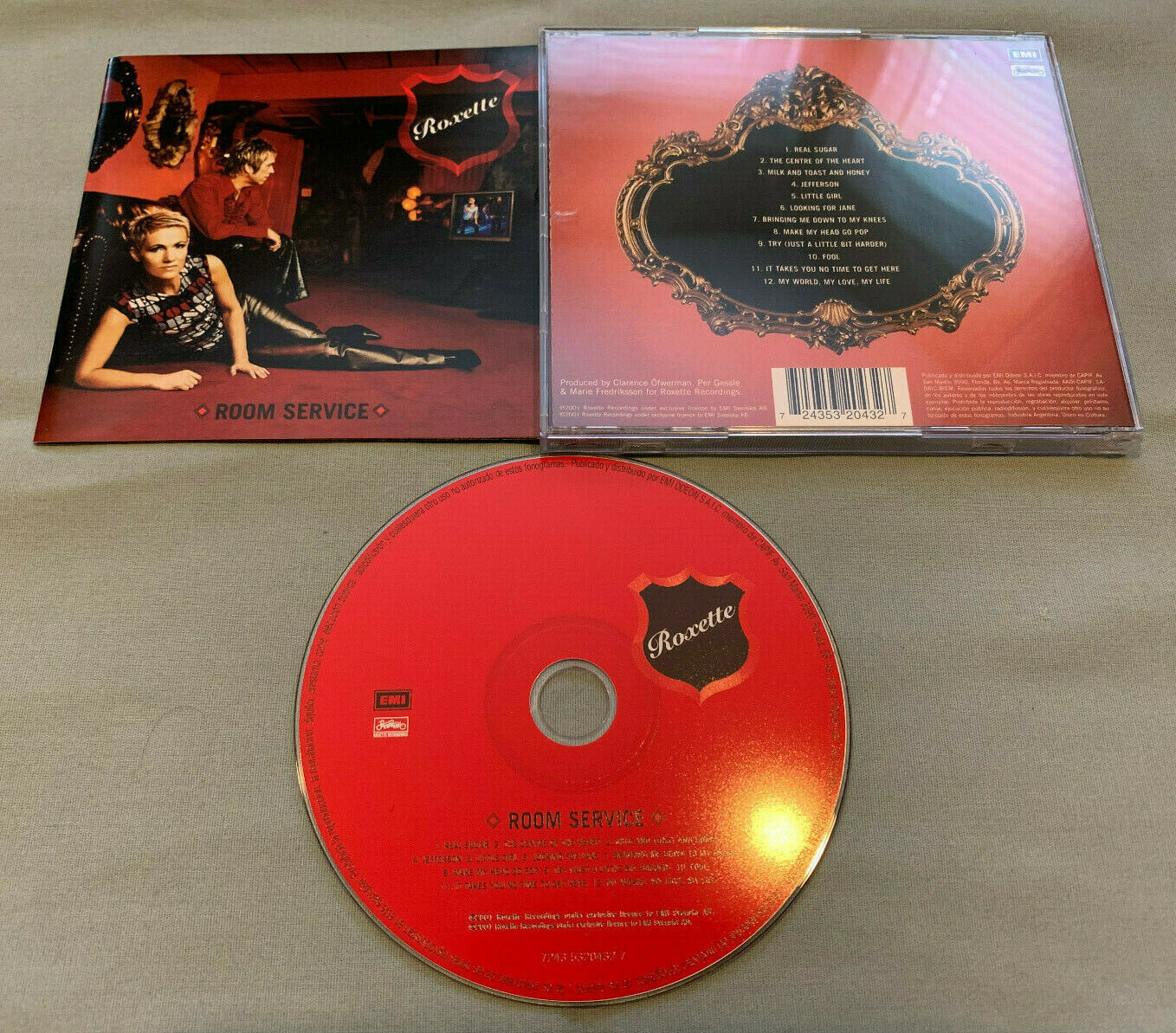 Room Service - Roxette 2001 EMI Import Music Album CD in Original Case ...
