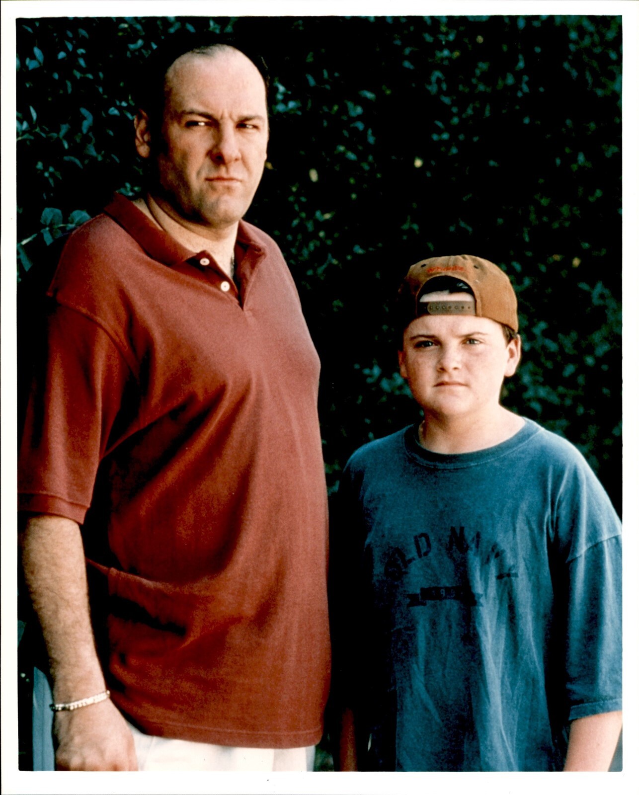 BR13 Rare TV Vtg Color Photo JAMES GANDOLFINI ROB ILER The Sopranos ...