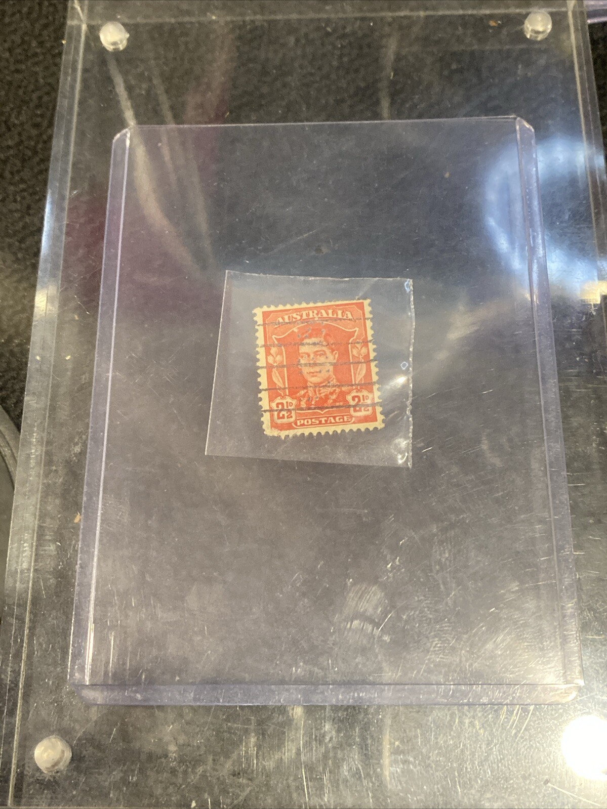 Australian KGVI Stamp 2 1/2d Stamp Perfin TBS rare | eBay