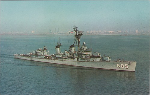 MR ALE Postcard US Navy Destroyer USS Picking U.S.S. (DD-685) UNP B1476 ...