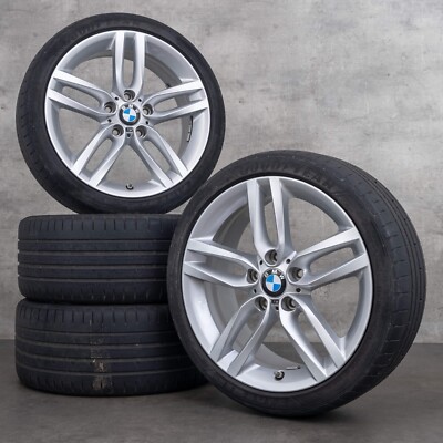 BMW 1 & 2 SERIES OEM GENUINE STYLE 461 M 18" WHEEL/TIRE/TPMS & CENTER ...