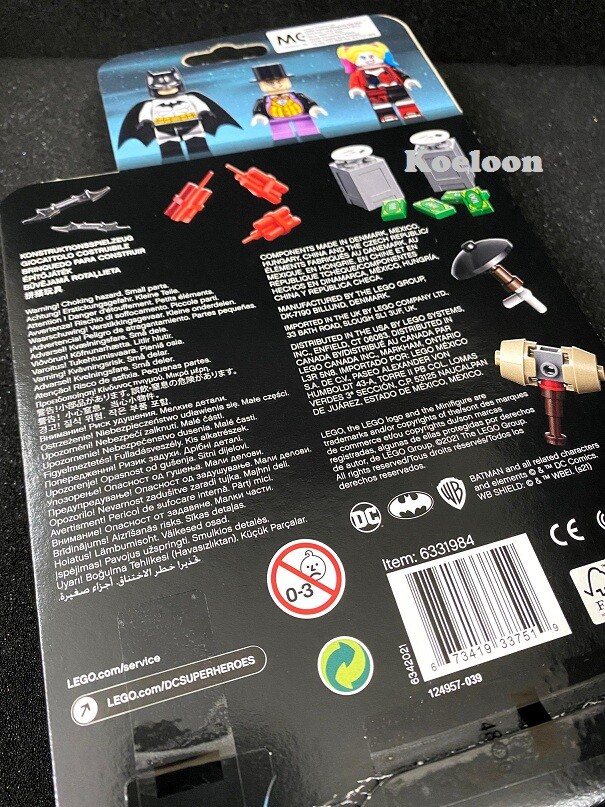 LEGO 40453 DC Heroes Minifigures Pack Batman vs The Penguin & Harley ...