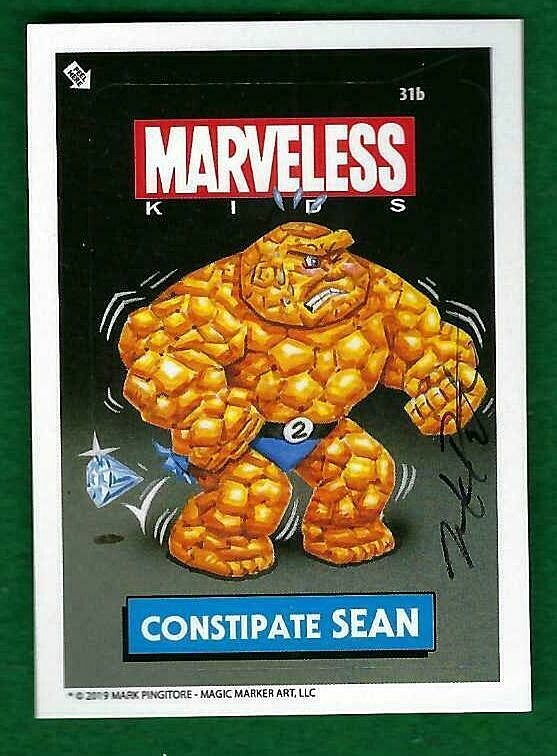 MARVELESS KIDS M. PINGITOR*AUTOGRAPHED 31B CONSTIPATE SEAN-GPk THING ...