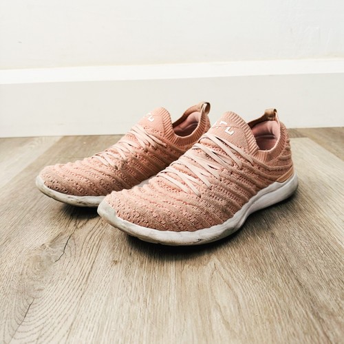 APL Pink Techloom Wave Knit Athletic Shoes 9.5 | eBay