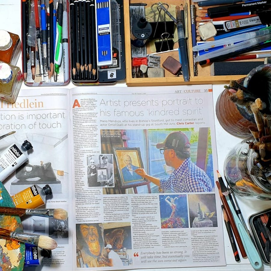 Original Mario Mendoza Model Fired Model Oil Painting Canvas Beautiful ...