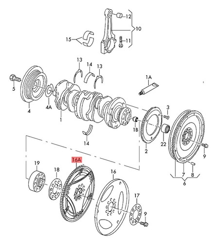 Genuine VW Passat 4Motion Variant Santana Phaeton 3B2 Clutch Plate ...