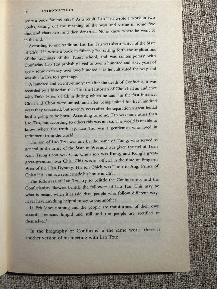 Tao Te Ching by Lao Tzu (1964,Paperback) Penguin Classics 1963 | eBay