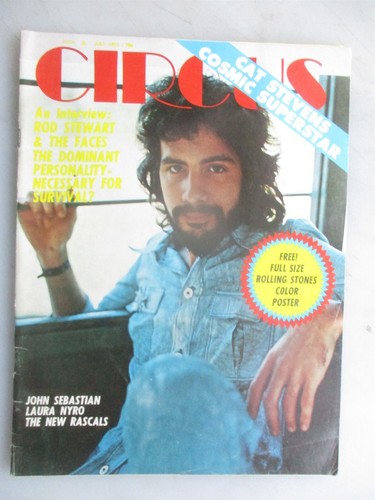 Circus - Rock & Roll Magazine - July 1971 Issue - John Sebastian Cover ...