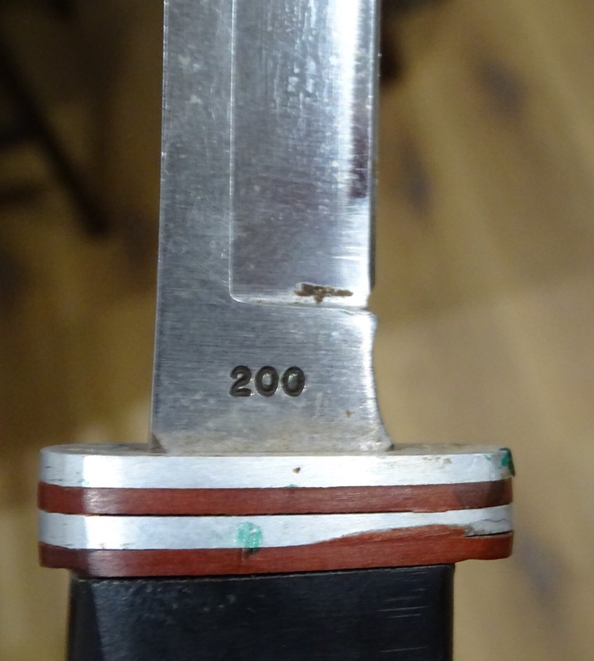 Vintage Case XX Stainless 200 Cherokee Knife 1965-1969 Fixed Blade | eBay