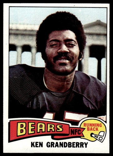 1975 Topps Ken Grandberry #406 RC Rookie Chicago Bears K1 | eBay