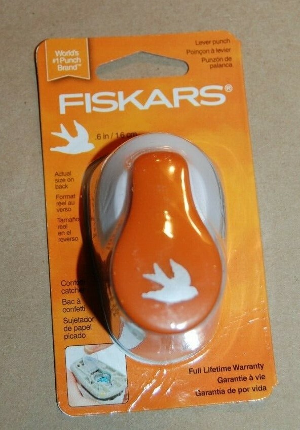 Lot 2 NEW Fiskars Paper Punches Fly Away Dove & Tree Punch Crafts | eBay