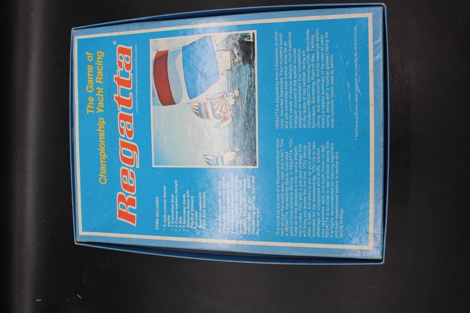 Vintage 1979 Avalon Hill REGATTA Game of Championship Yacht Racing ...