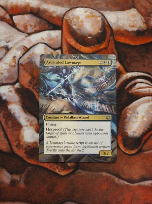 Magic the Gathering Ascended Lawmage Hand Painted Unique Custom MTG ...