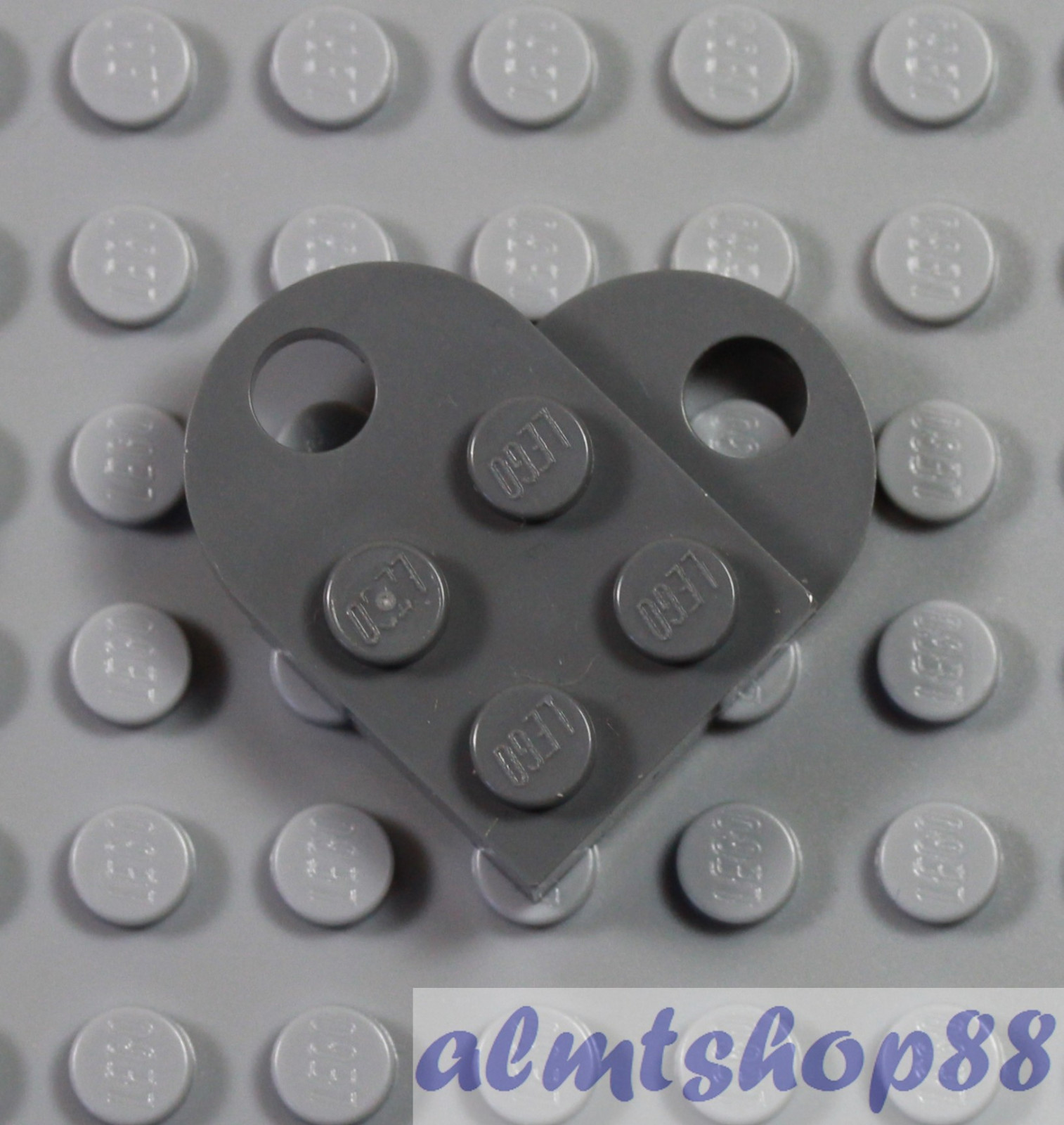 LEGO - Heart Charm - PICK YOUR COLORS 3x2 Plates w/ Hole Love Valentine ...