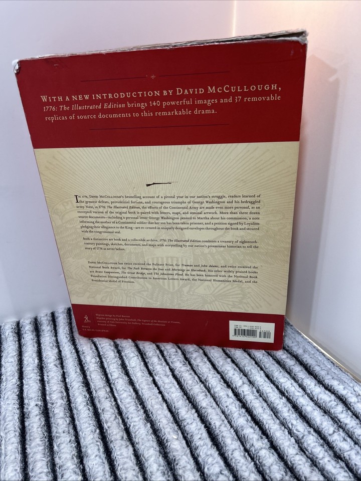 1776: The Illustrated Edition by David McCullough Hardcover Book w ...